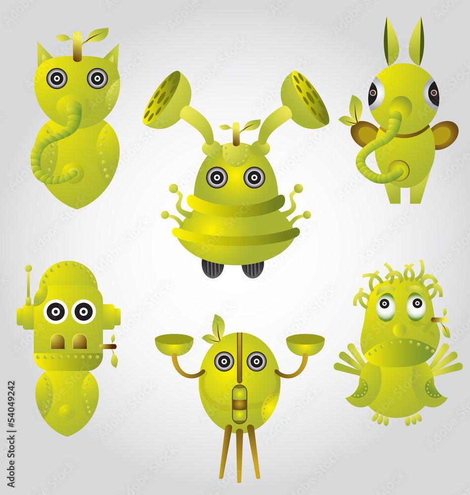 green monster Stock Vector | Adobe Stock