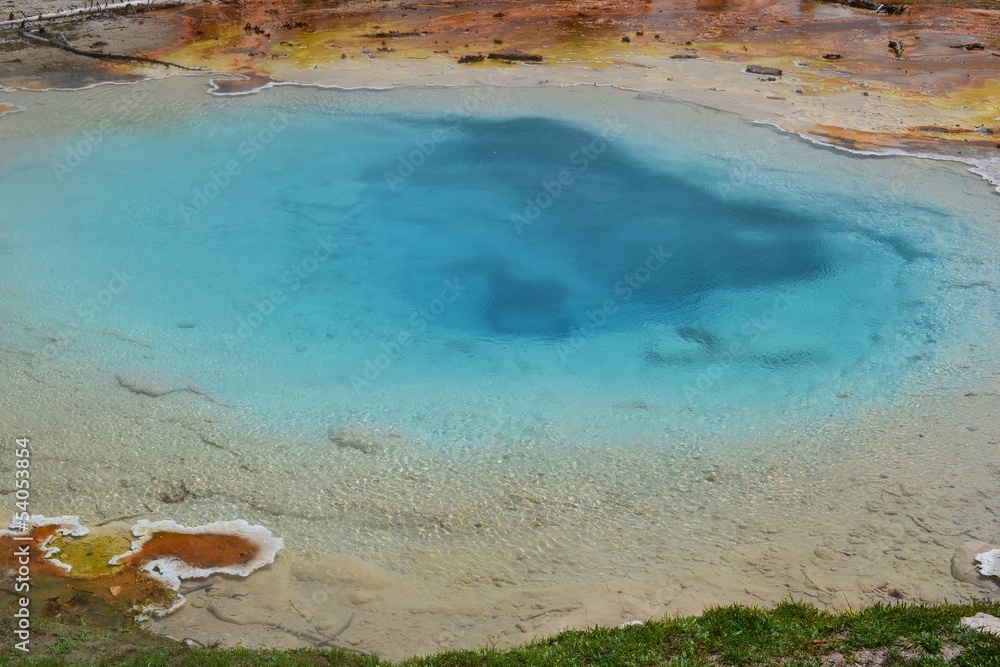 Nationalpark Yellowstone pool Stock Photo | Adobe Stock
