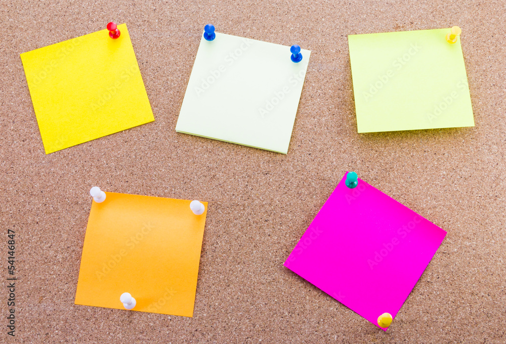 Paper notes Stock Photo | Adobe Stock