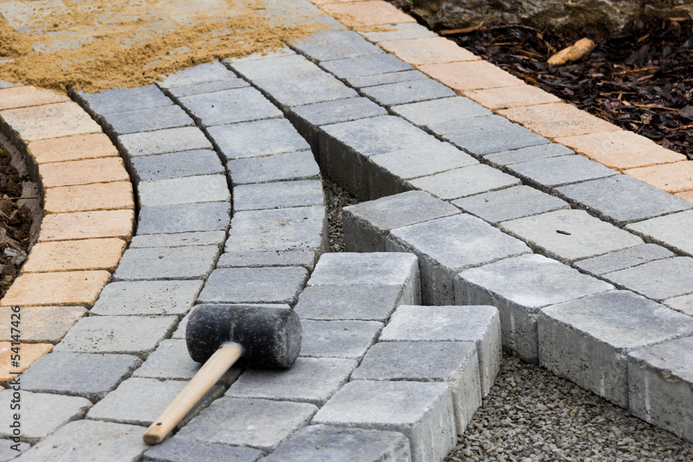 Pflastermaterialien Stock Photo | Adobe Stock