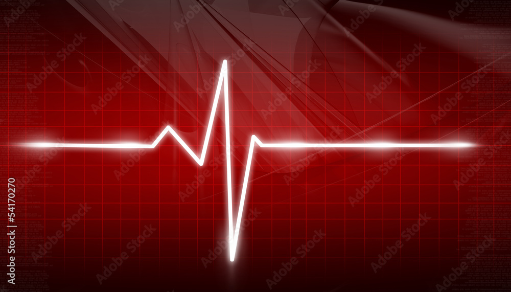 ECG Electrocardiogram Stock Illustration | Adobe Stock