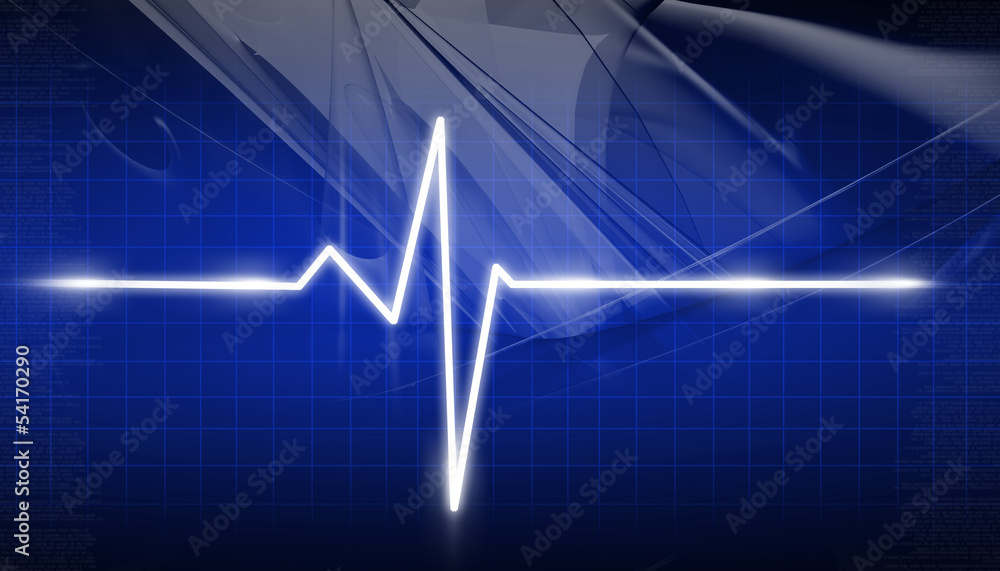 ECG Electrocardiogram Stock Illustration | Adobe Stock