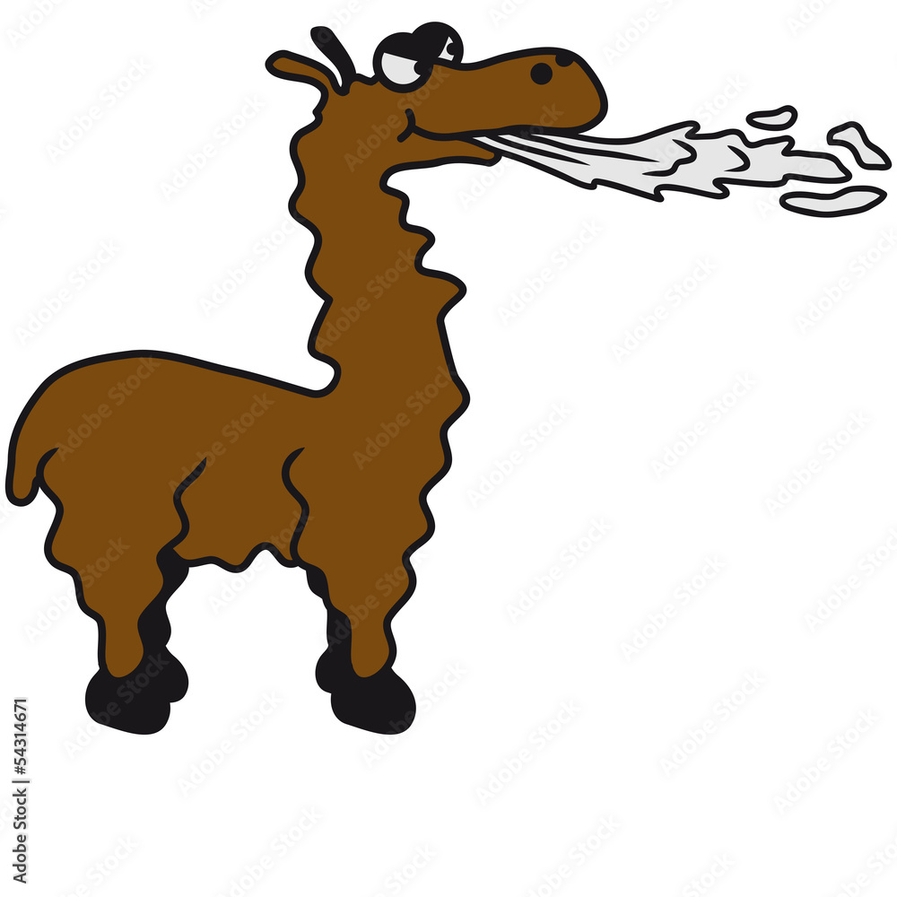 Spitting Llama