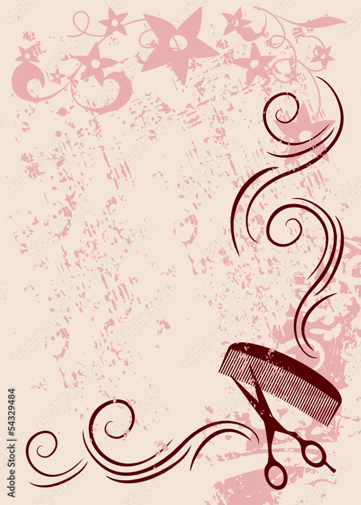 beauty salon vector background Stock Vector | Adobe Stock