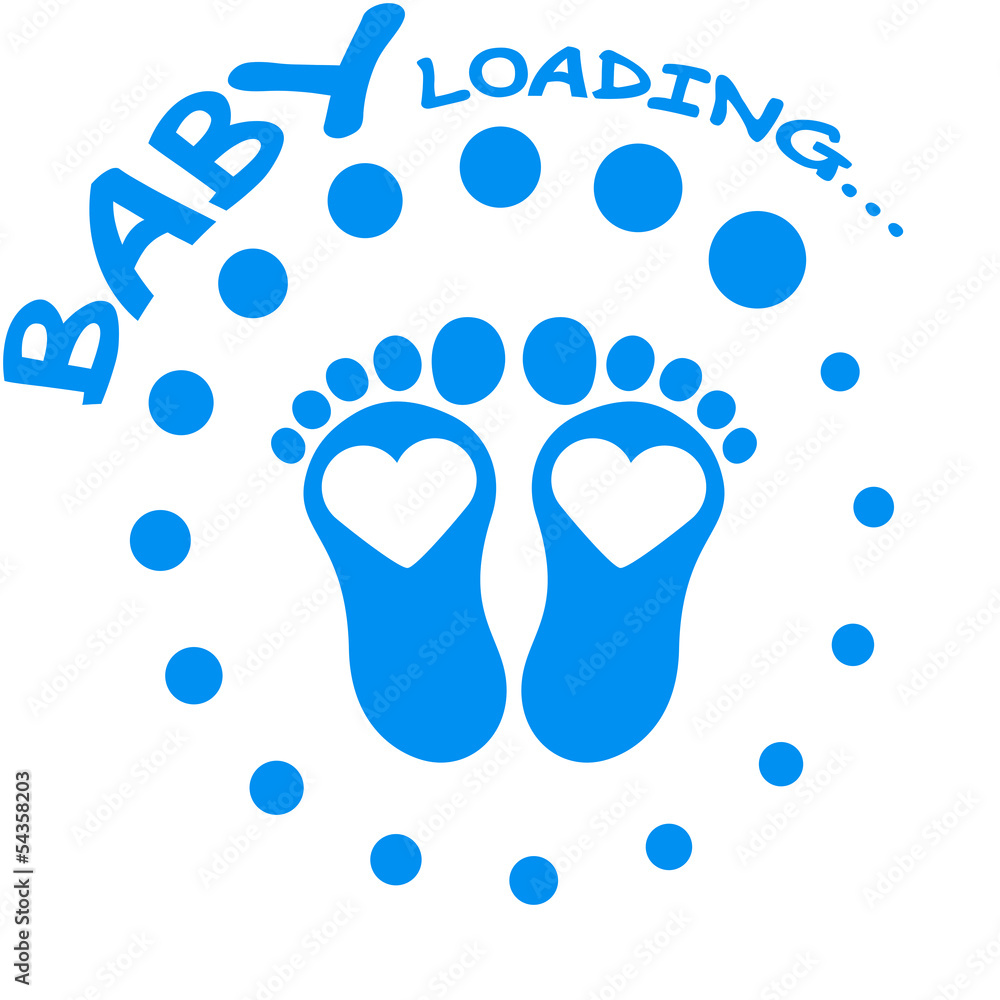 Baby Loading ilustración de Stock | Adobe Stock