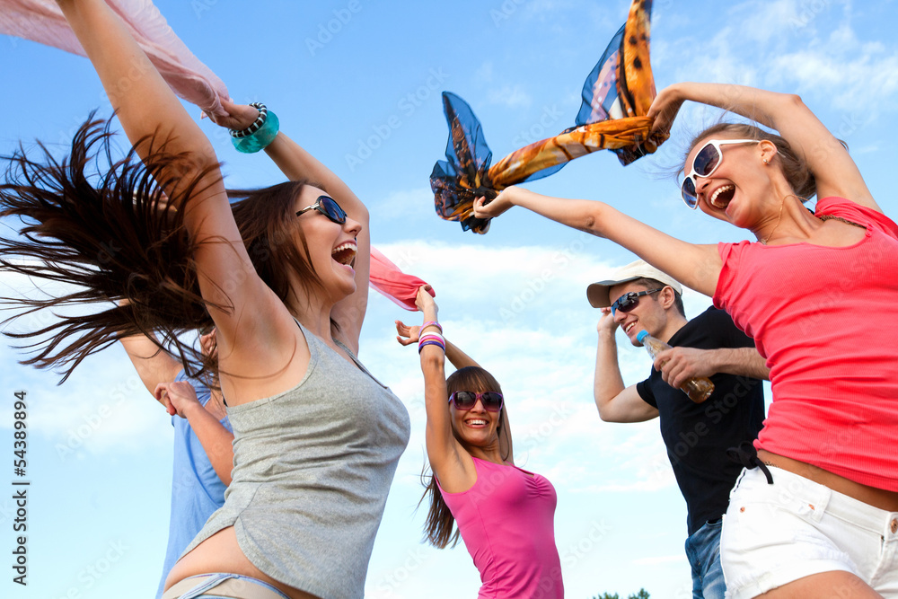 open air party Stock Photo | Adobe Stock
