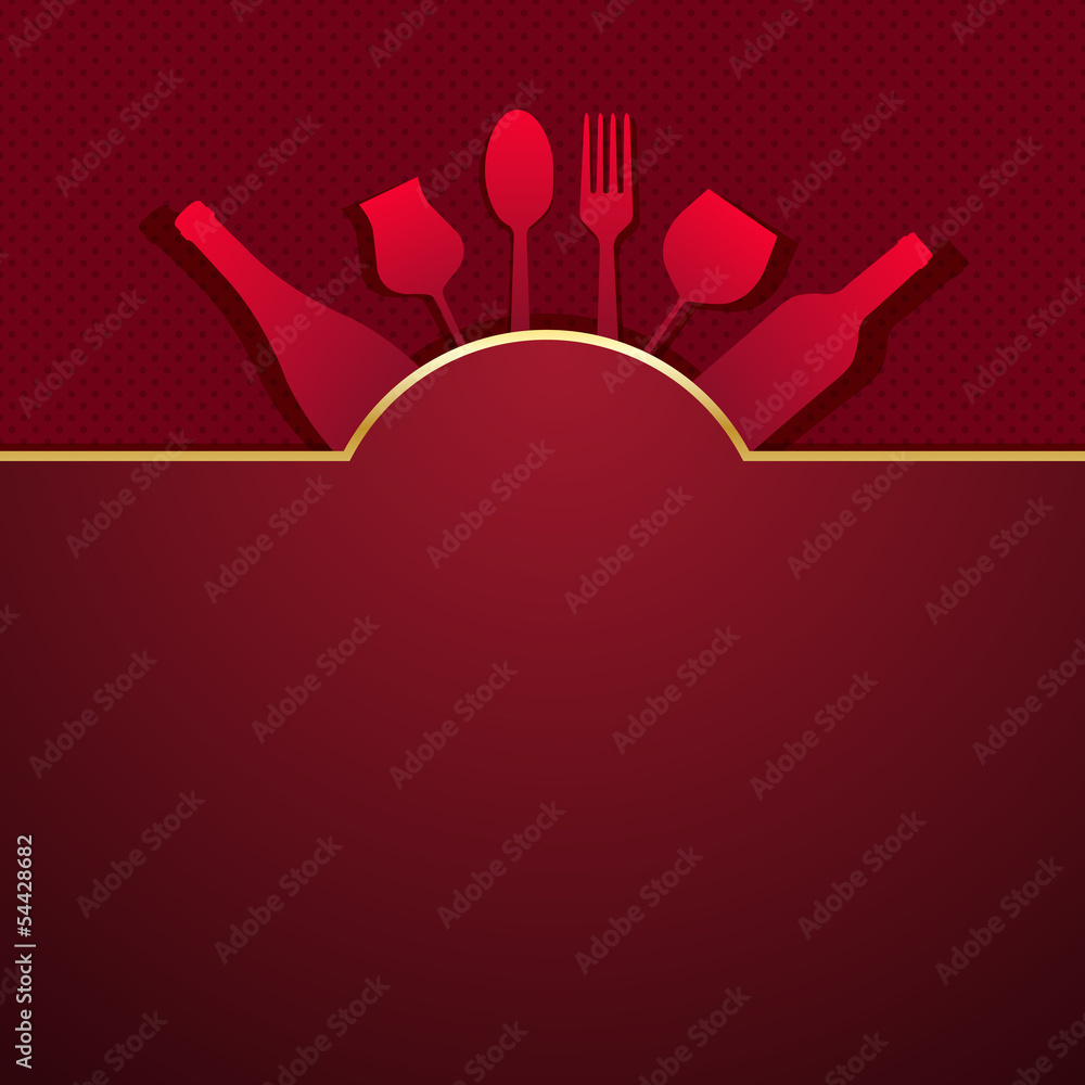 Vector Restaurant menu design Stock Vector | Adobe Stock