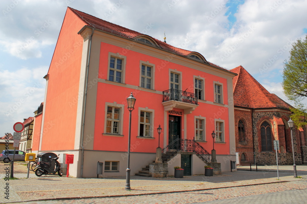 Rathaus Beelitz Stock-Foto | Adobe Stock