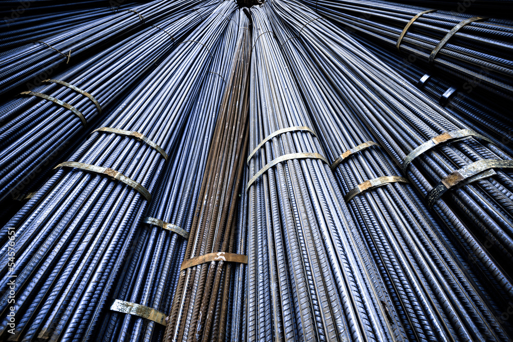 Background texture of steel rods Foto Stok | Adobe Stock