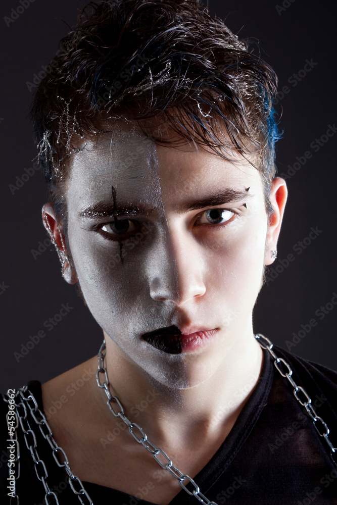 Boys Gothic Makeup