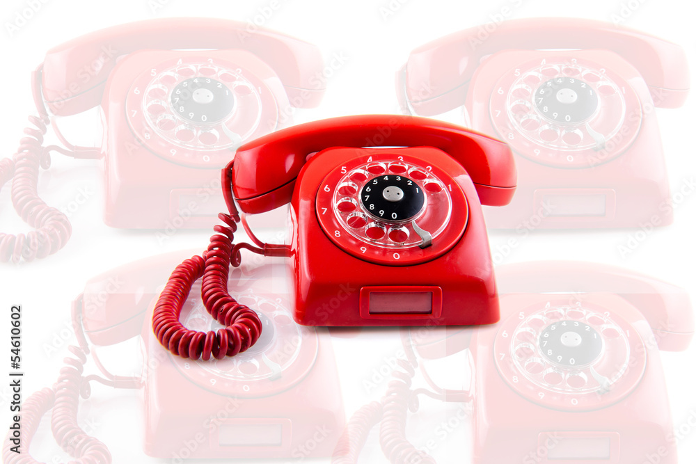 old telephone. Collage Stock Photo | Adobe Stock