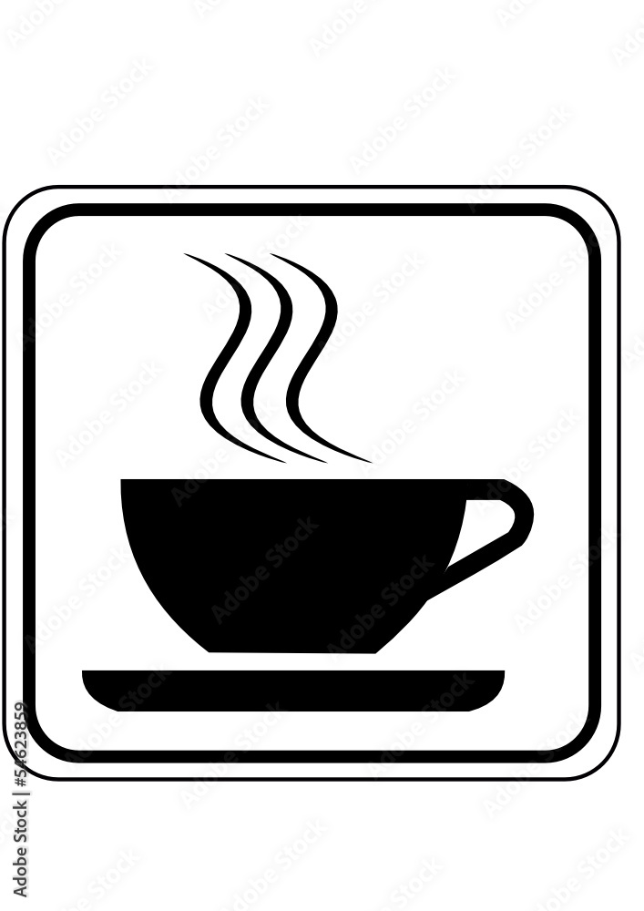 Piktogramm Cafeteria Stock Vector | Adobe Stock