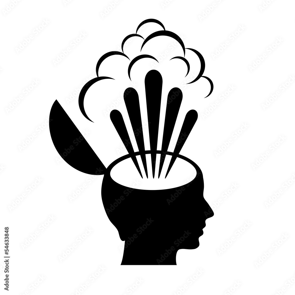 Vector stress symbol Stock Vector | Adobe Stock