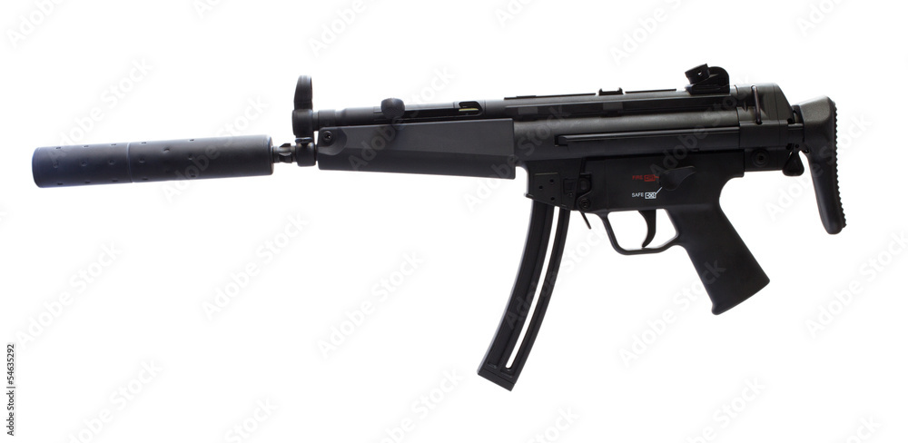 Short assault rifle Stock Photo | Adobe Stock