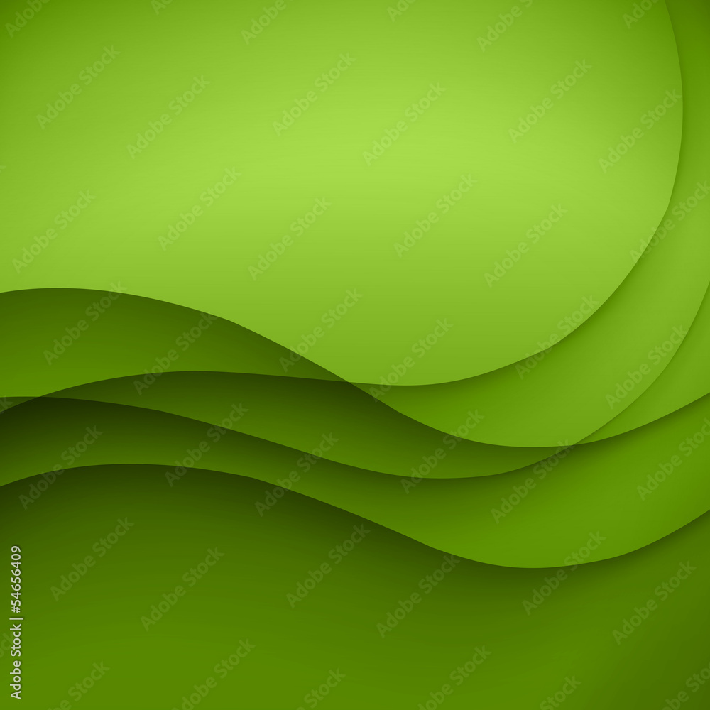 Colorful green lines vector background Stock Vector | Adobe Stock