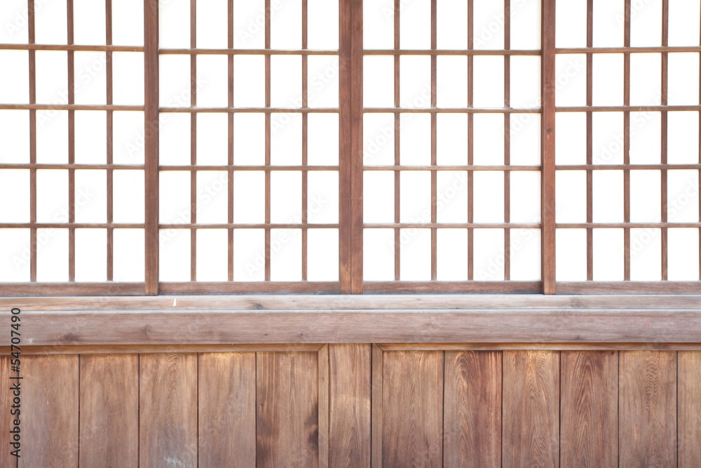 texture of Japanese sliding paper door Shoji Stock Photo | Adobe Stock