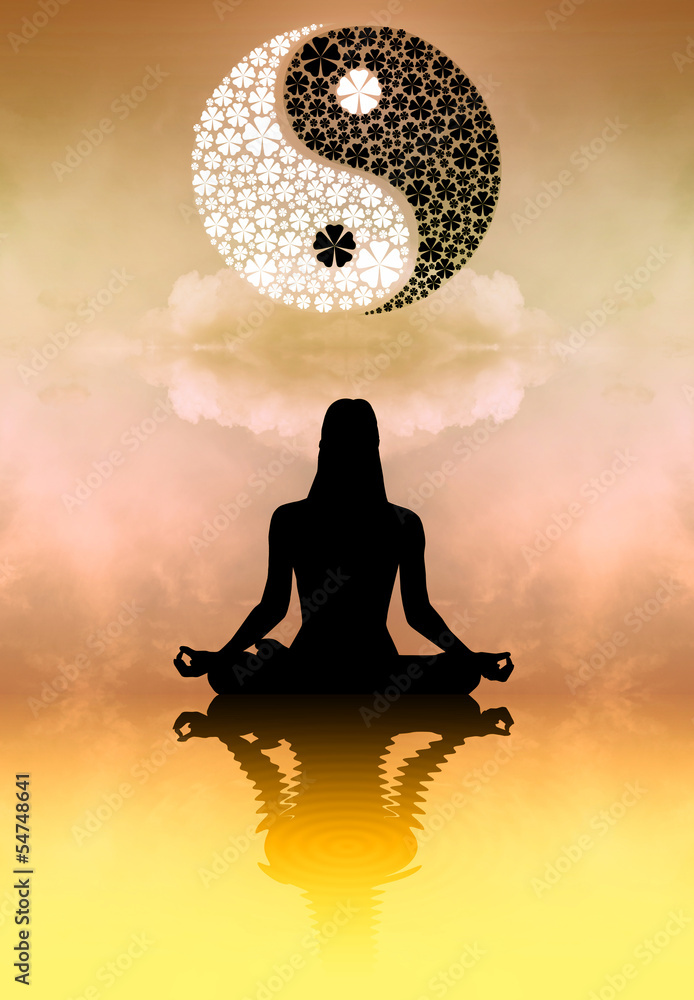 Chinese Tao symbol Stock Illustration | Adobe Stock