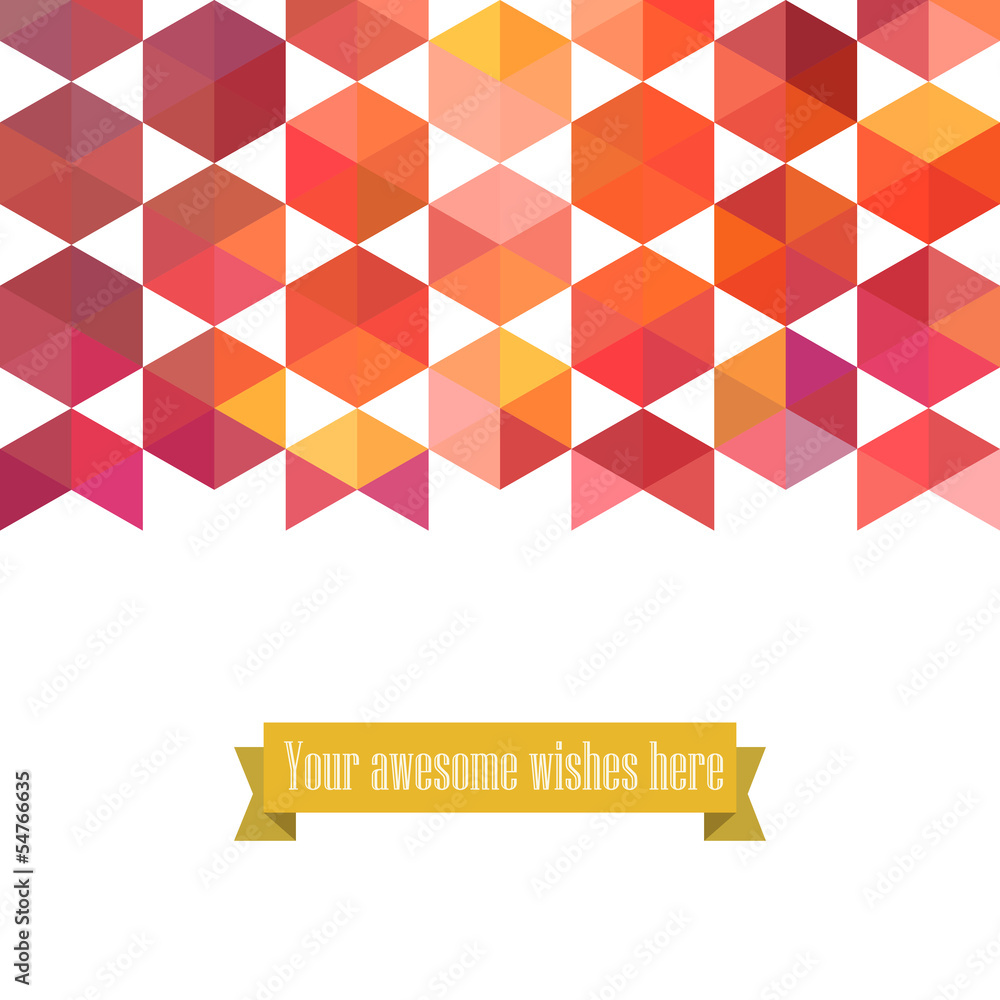 Triangle template background, triangle background, vector illust Stock ...