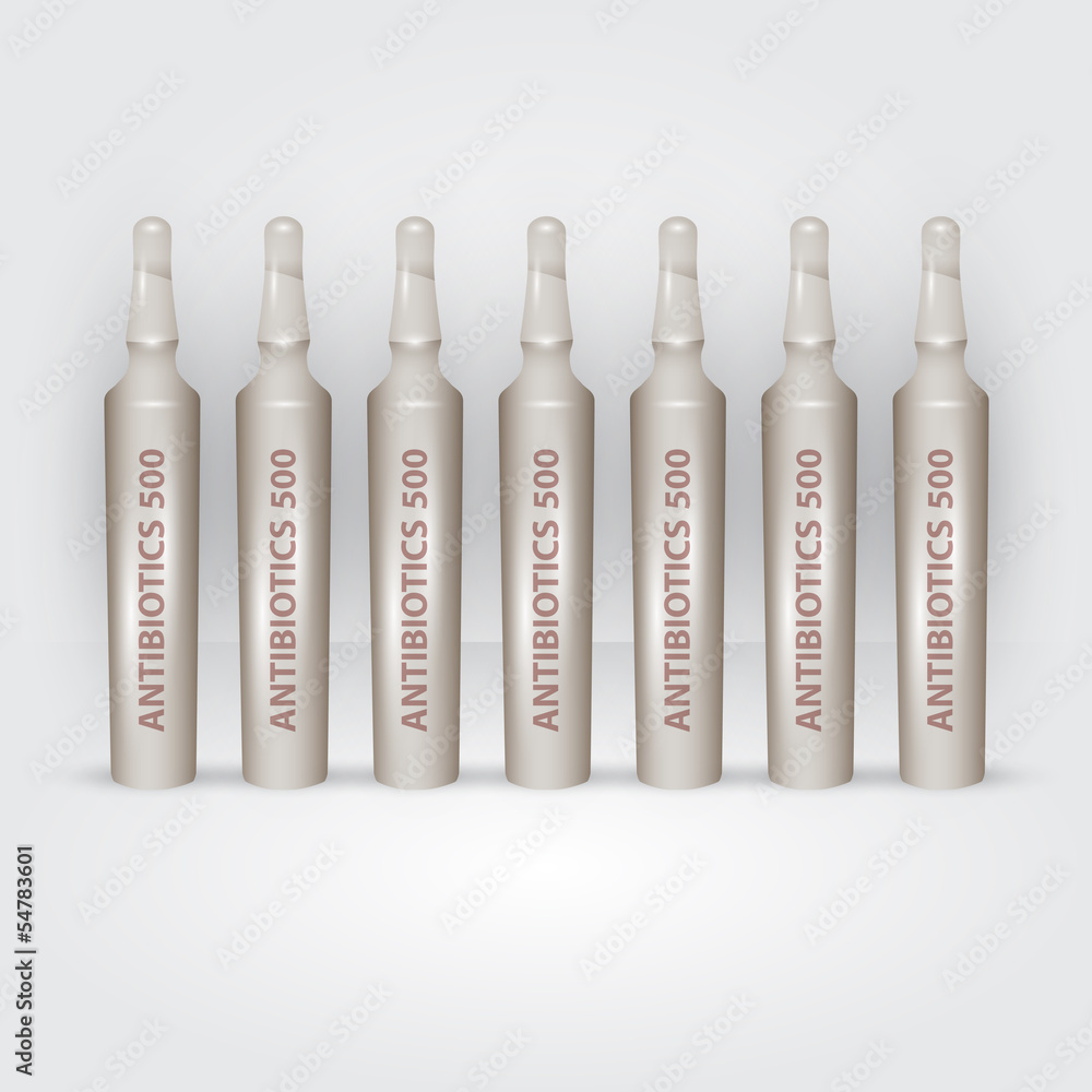 Vector medical vials Stock Vector | Adobe Stock