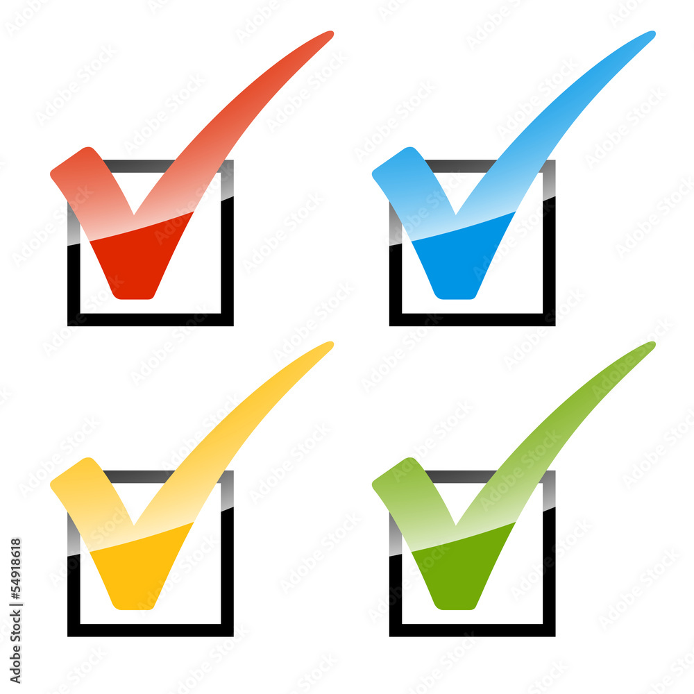 Set Haken Stock-Vektorgrafik | Adobe Stock