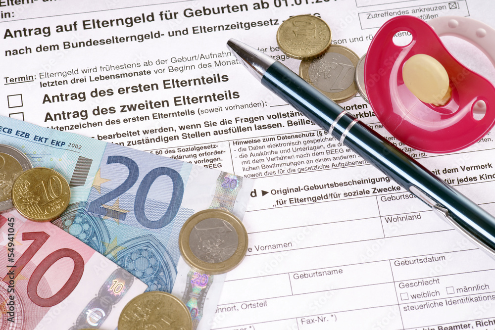 Antrag auf Elterngeld Stock Photo | Adobe Stock