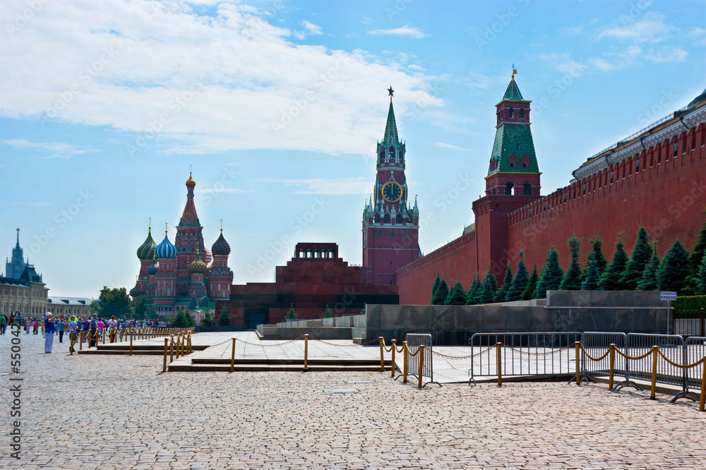The architectural ensemble of the Red Square Stock Photo | Adobe Stock
