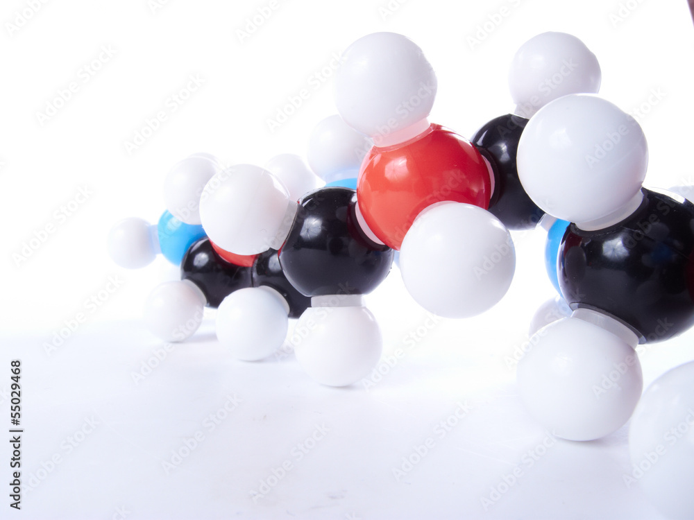 molecular model Stock Photo | Adobe Stock