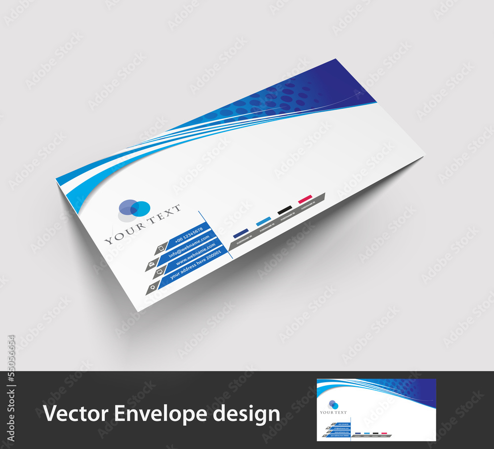 Paper envelope templates for your project design Stock Vector | Adobe Stock
