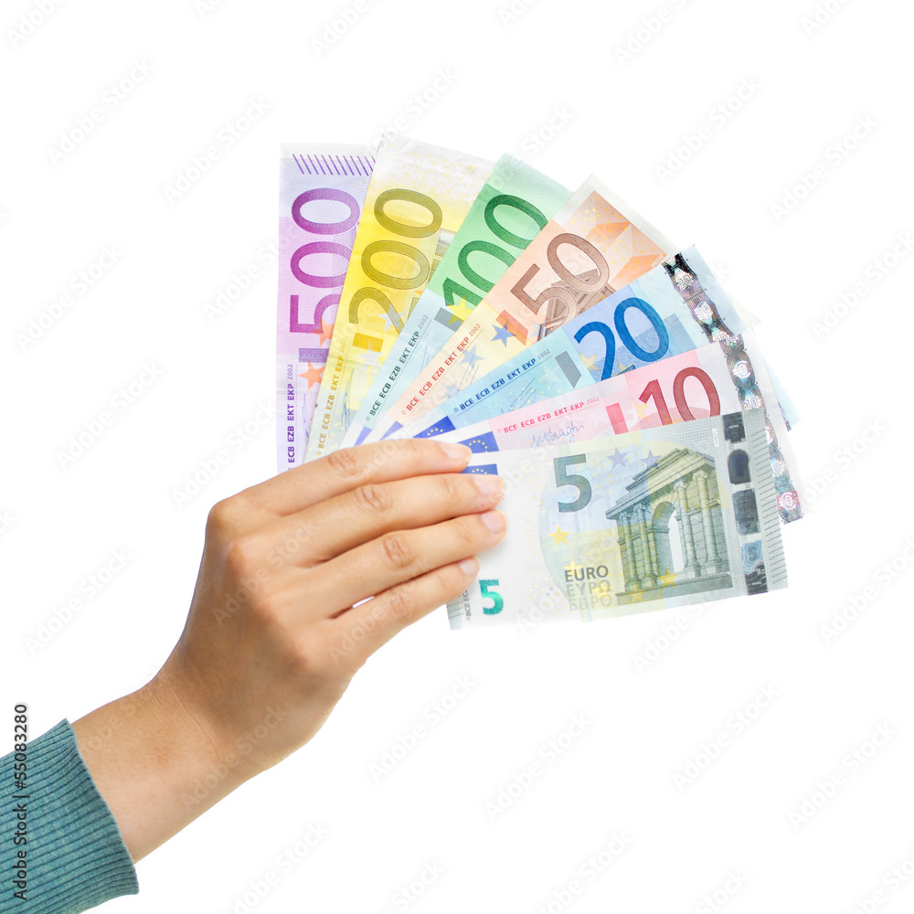 Euro Geldscheine Stock-Foto | Adobe Stock