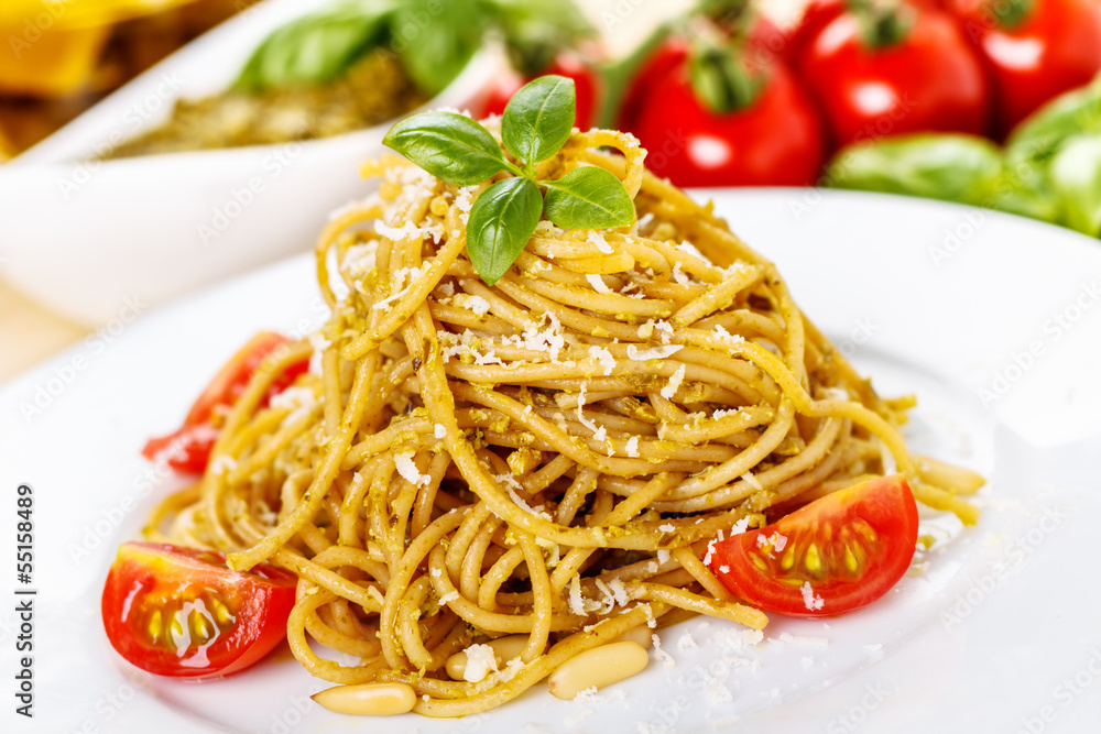 Spaghetti Mit Basilikum Pesto - Rezepte Suchen