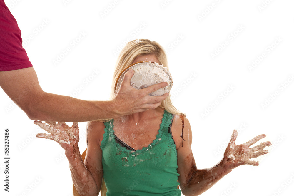 Pie In The Face Girl