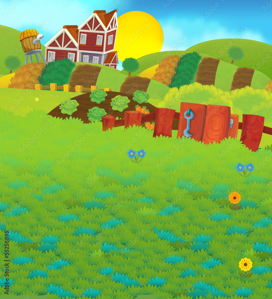 Cartoon background for misc usage - illustration Stock Illustration ...