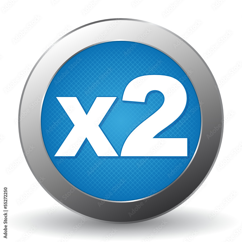 BONUS X2 ICON Stock Vector | Adobe Stock
