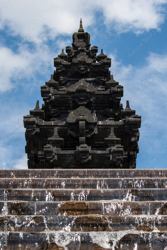 hindu temple india water flowing from the steps of the stair Stock ...