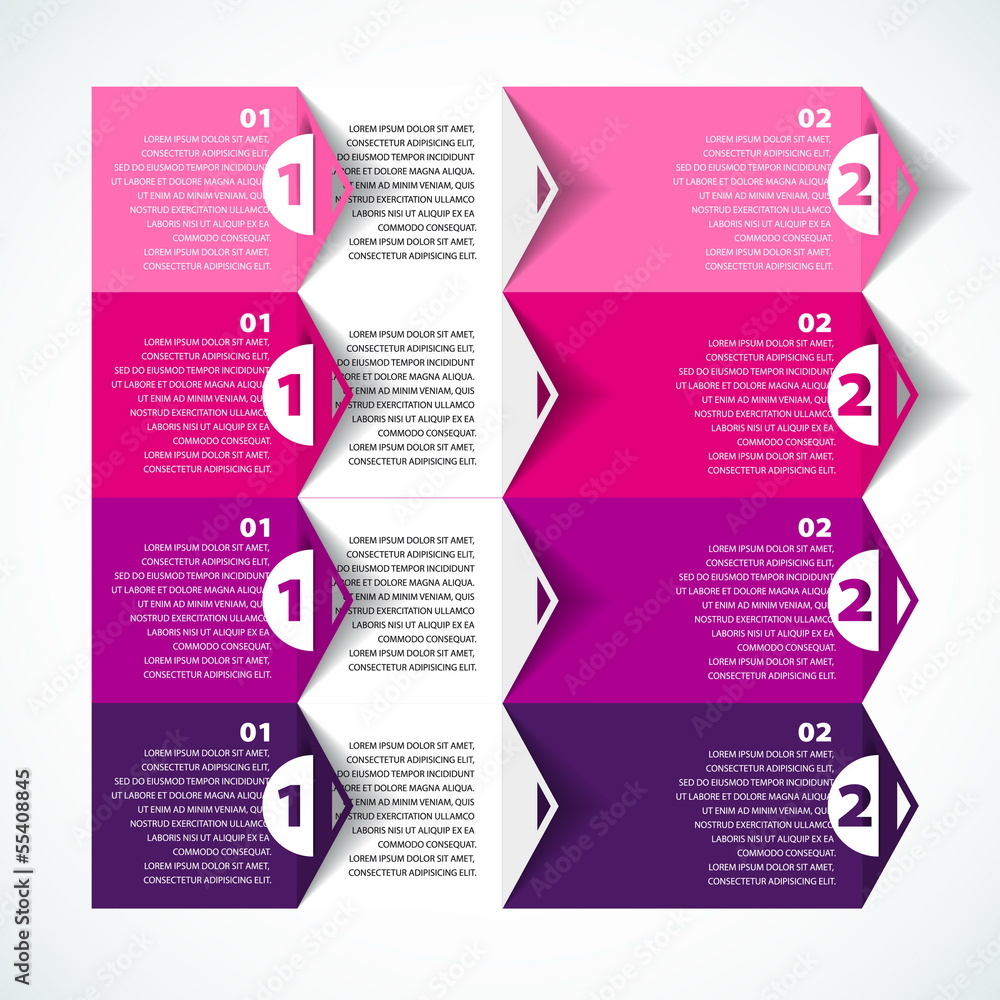 Colorful Process chart module - Vector illustration Stock Vector ...