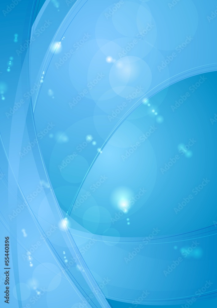 Light blue elegant waves background Stock Vector | Adobe Stock
