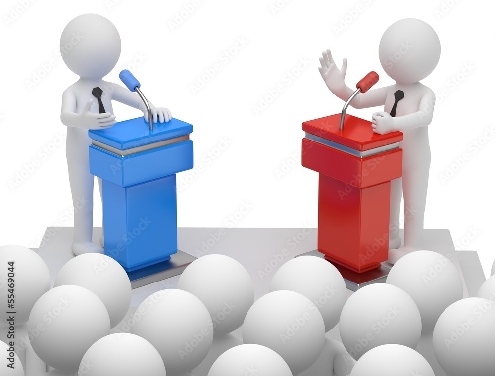 debatte volk Stock-Illustration | Adobe Stock