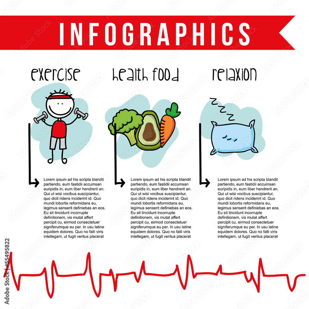 nutrition infographics Stock Vector | Adobe Stock