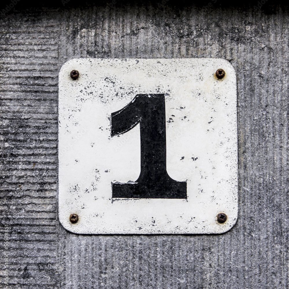 Number 1 Stock Photo | Adobe Stock
