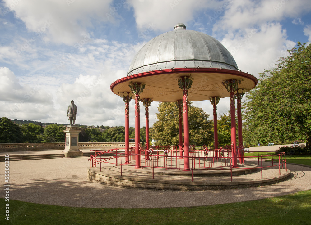 Poster red iron victorian bandstand – Wall Art | UkPosters