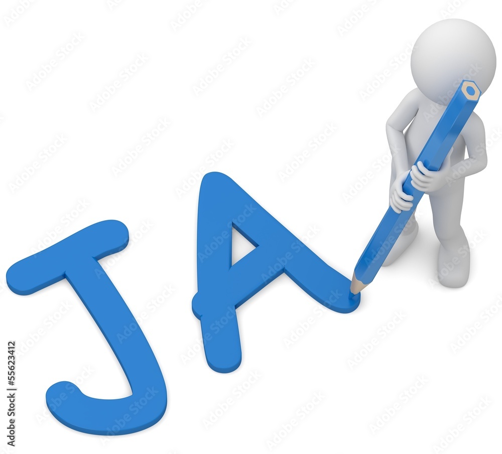 ja Stock-Illustration | Adobe Stock