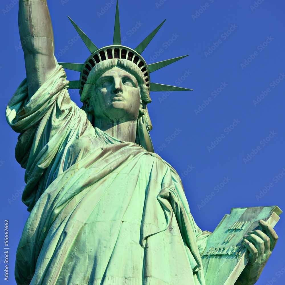 Statue of Liberty Up Close Stock Photo | Adobe Stock