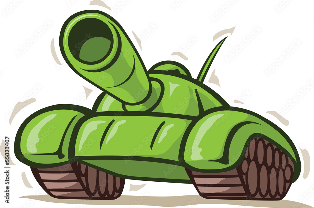 Cute tank Stock Vector | Adobe Stock