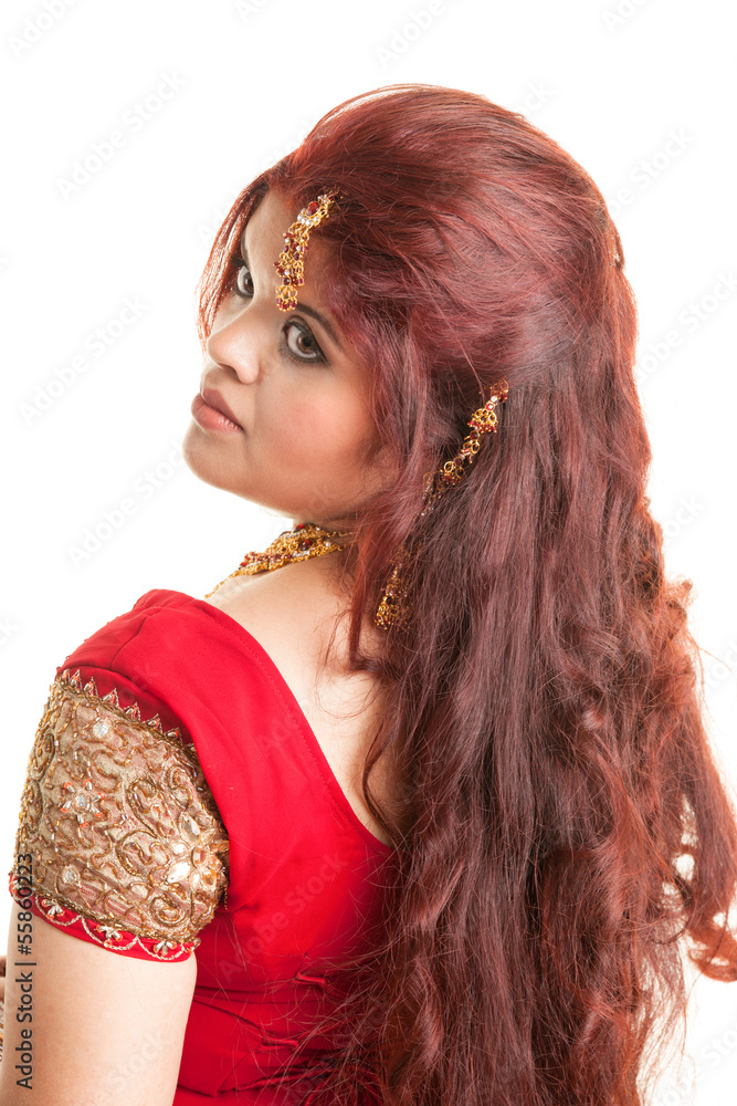 Indische Haarpracht Stock-Foto | Adobe Stock