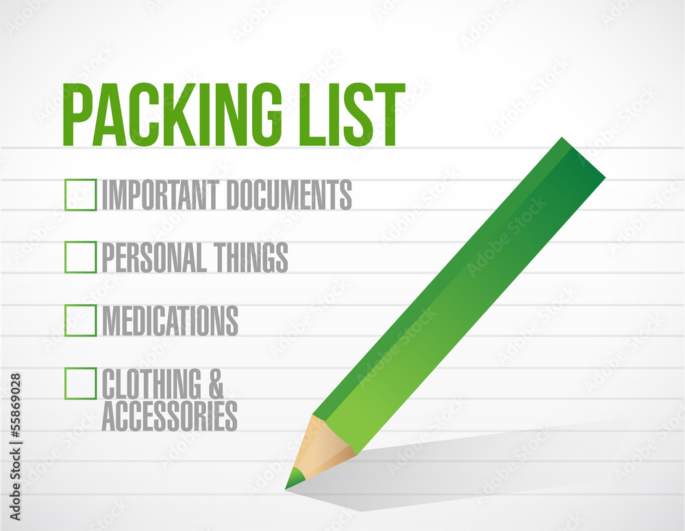 package list check mark list illustration Stock Illustration | Adobe Stock