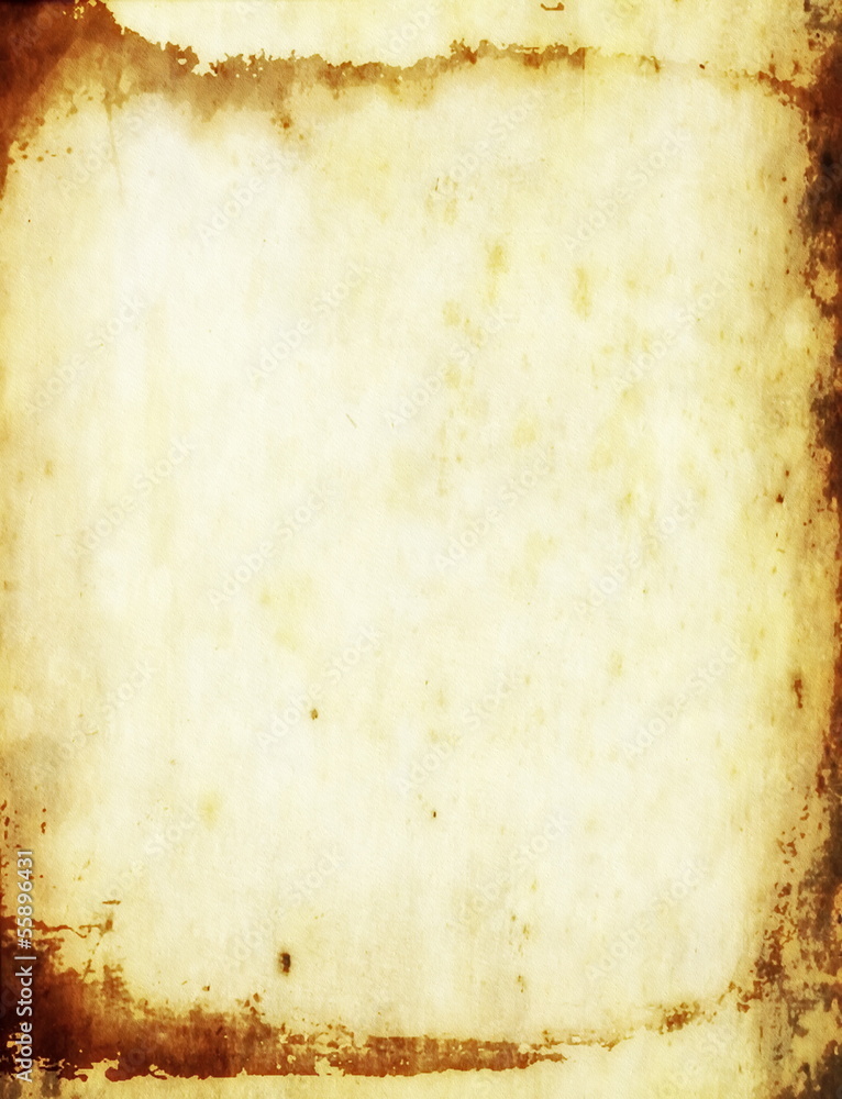 sheet of old, soiled paper background, grunge texture Stock ...