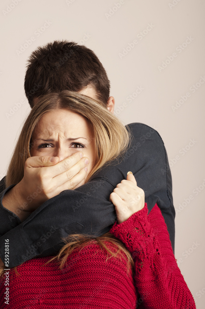 Kidnapping girl Stock Photo | Adobe Stock