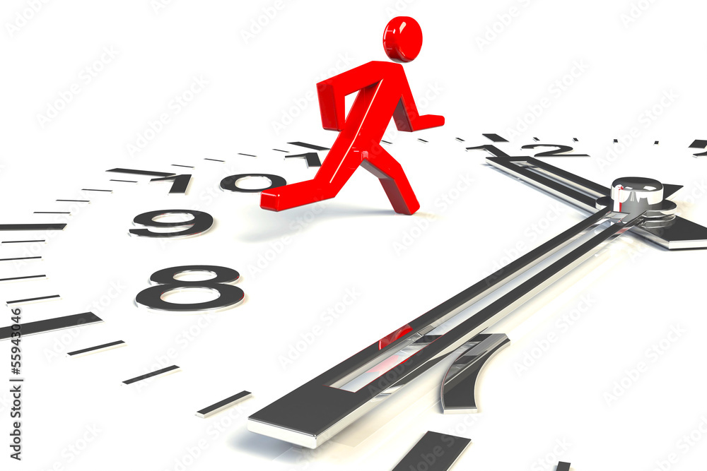 Termin Uhr Stock-Illustration | Adobe Stock