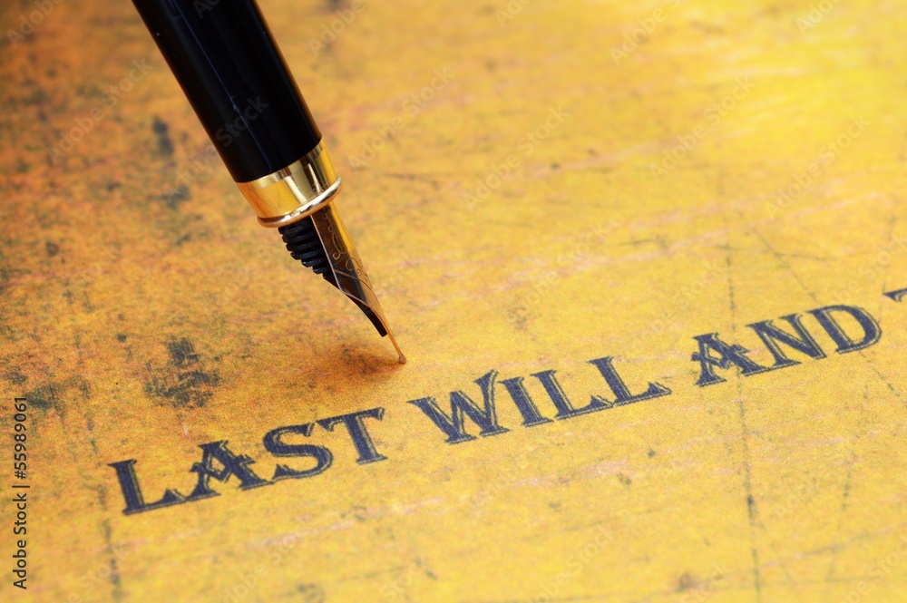 Last will and testament Stock Photo | Adobe Stock