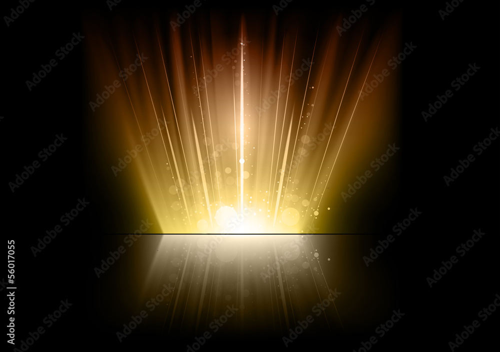 gold flares Stock Vector | Adobe Stock